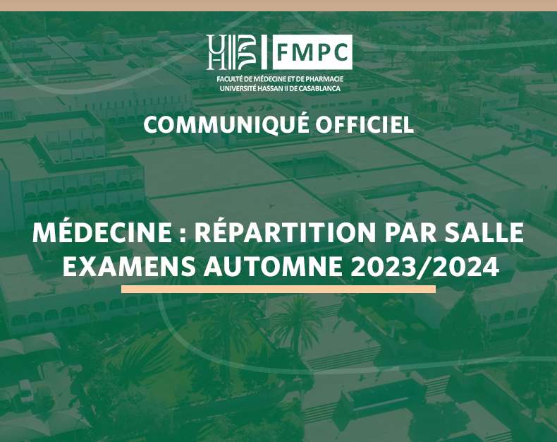 FMPC – Faculté de Médecine et de Pharmacie de Casablanca – Faculté de ...