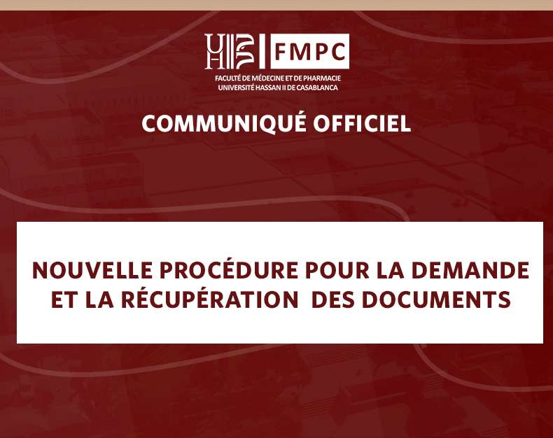 FMPC – Faculté de Médecine et de Pharmacie de Casablanca – Faculté de ...