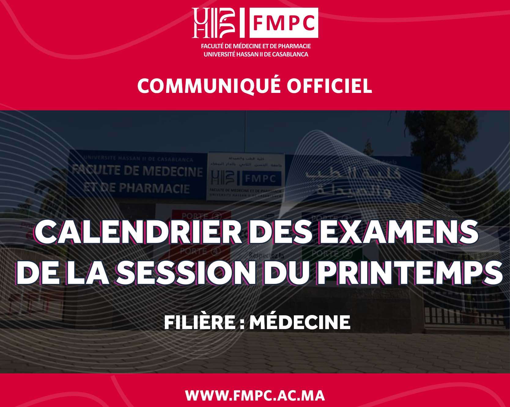 FMPC – Faculté de Médecine et de Pharmacie de Casablanca – Faculté de ...