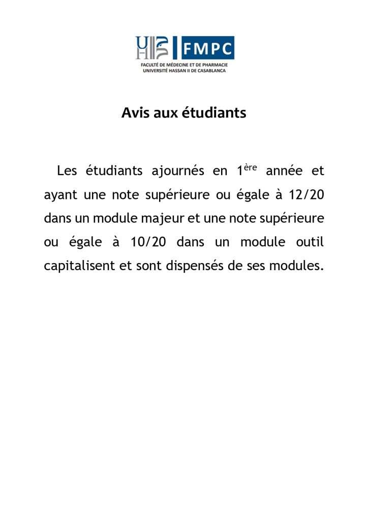 Capitalisation – FMPC – Faculté de Médecine et de Pharmacie de Casablanca