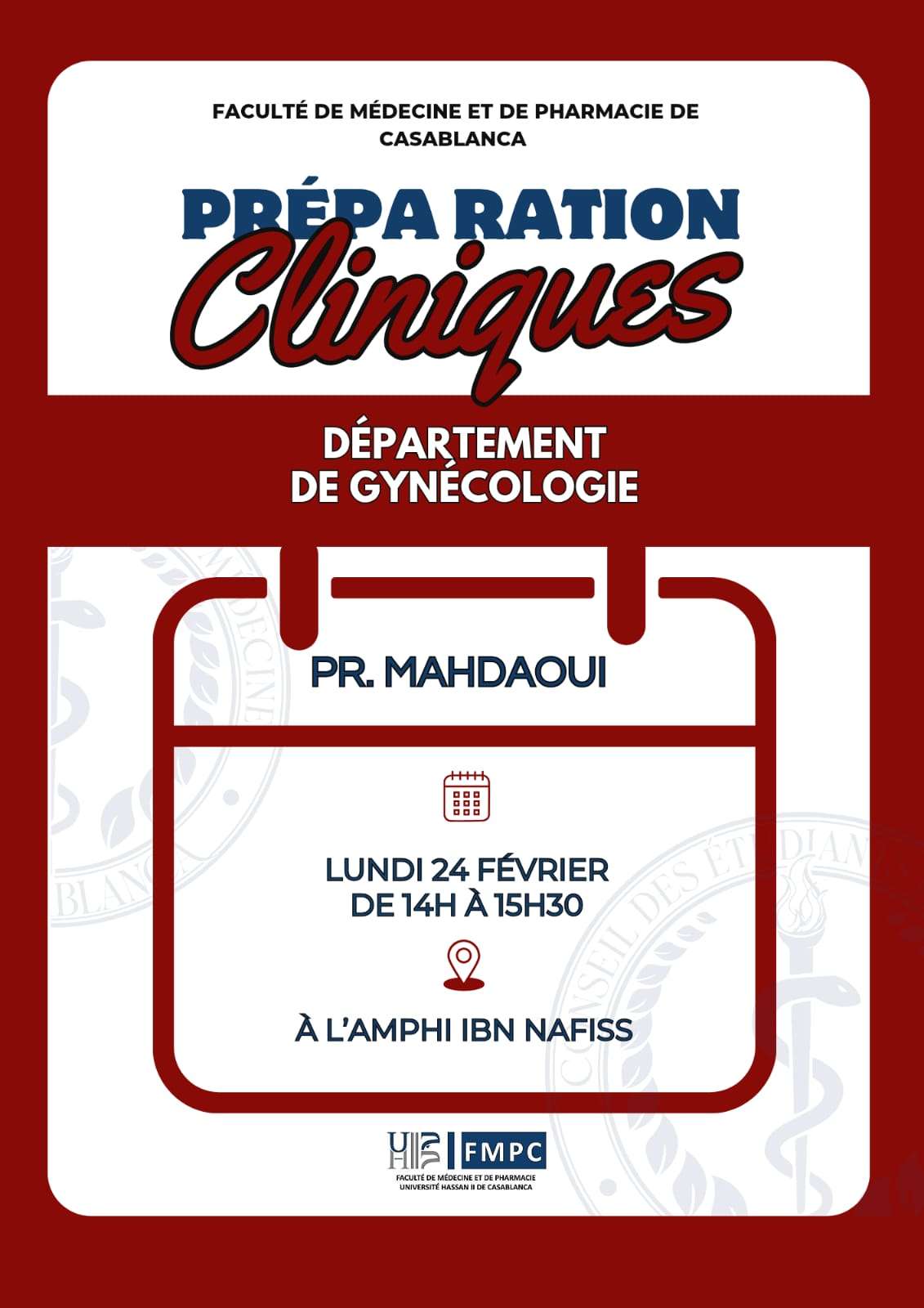 FMPC – Faculté de Médecine et de Pharmacie de Casablanca – Faculté de ...